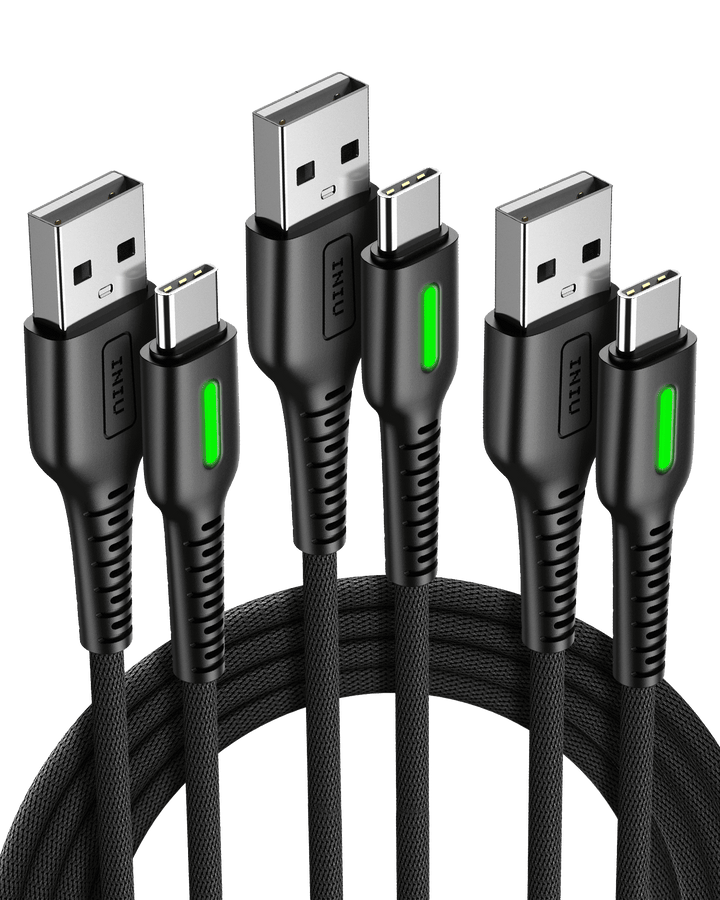 INIU | Durable Braided Nylon USB-C Cables & Charger Cables